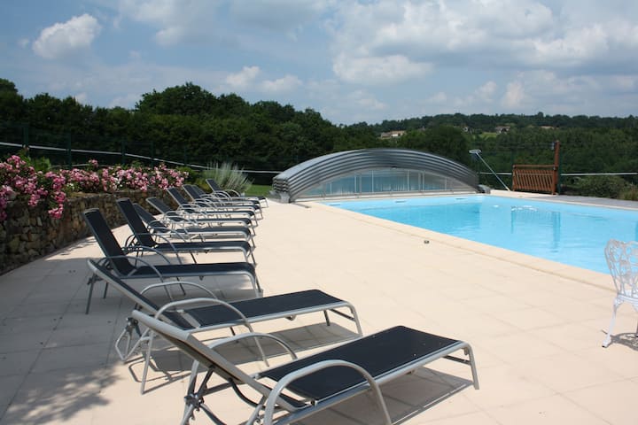 Gîte15pers, Piscine Chauffée, Spa, Sauna, Fitness - Thiviers
