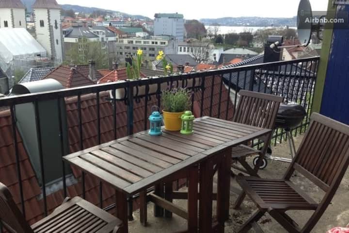 City View Bergen. Utsikt Over Bryggen Og Havnen. - Bergen, Norway