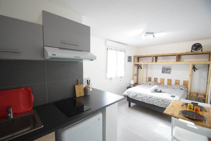 Studio Secteur Rangueil #4 - Métro - Jardin - Wifi - Castanet-Tolosan