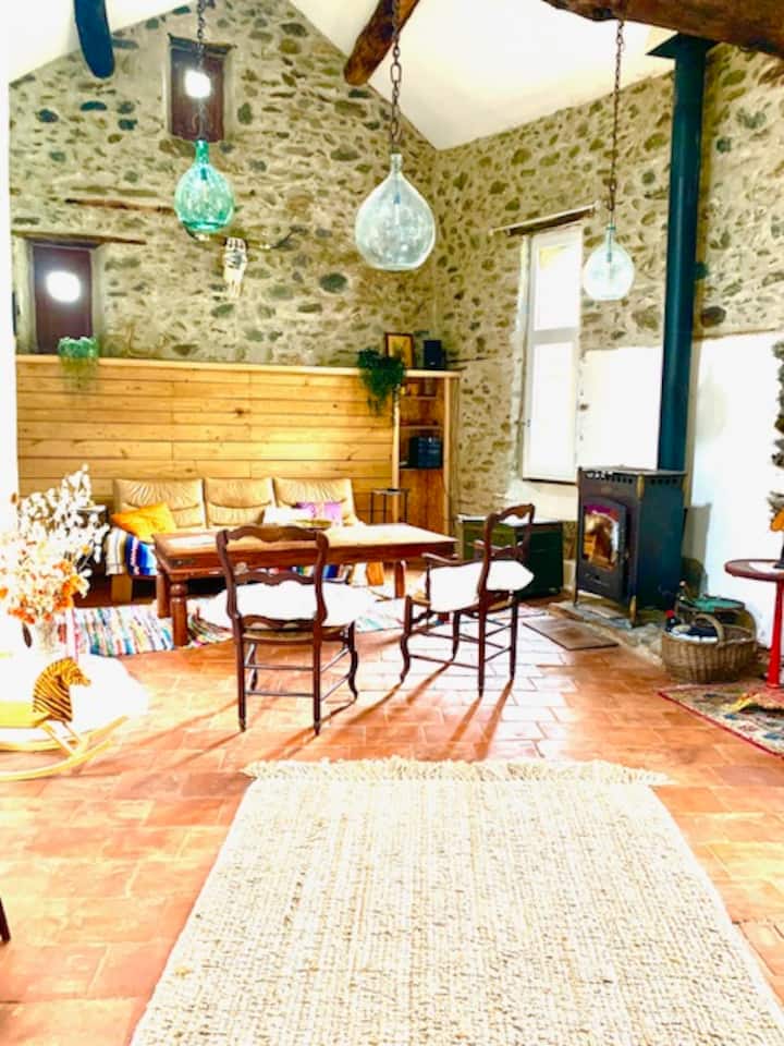 Maison Cévenole Dans Hameau Pour Huit Personnes -