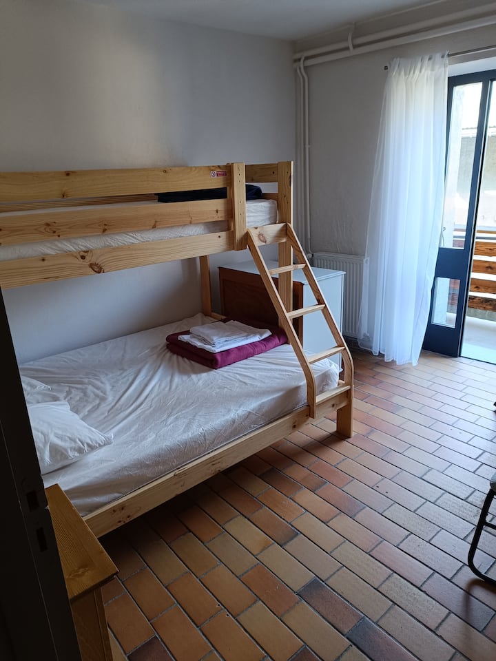 Chambre 12 Double En Gîte Auberge - Les Deux Alpes