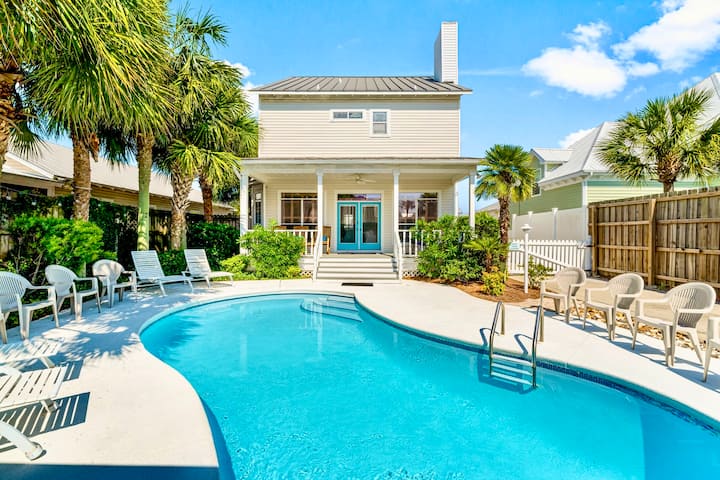 Private Pool - Block To Beach - Sleeps 10 - Destin - 德斯坦