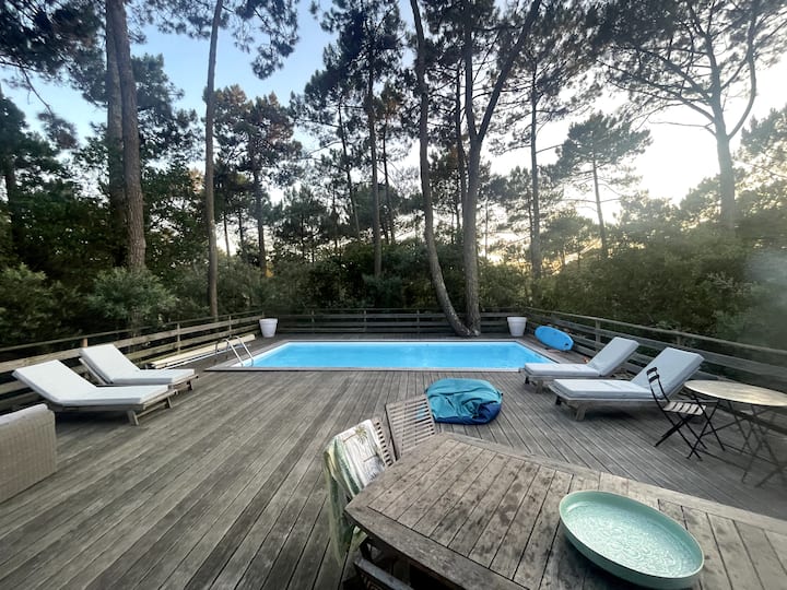 Maison Au Calme Avec Piscine. - Cap Ferret