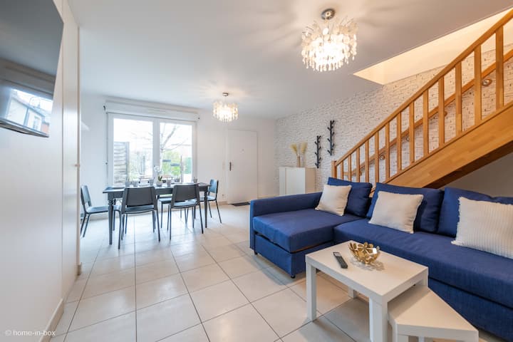 Disney à 10 Min: Maison Paisible 8p, Wifi, Parking - Disneyland Paris