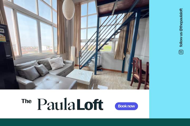 The Paula Loft | 7 Min Walk To Patuxay | #56 - Vientiane