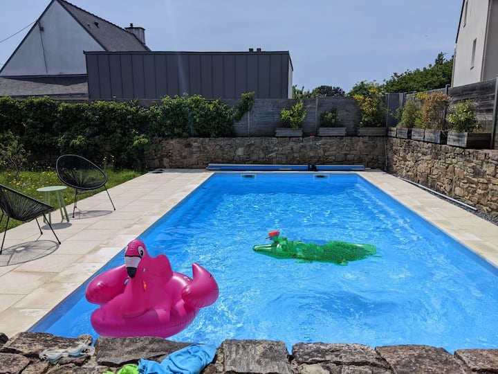 Maison De Bourg - Piscine - Larmor-Baden