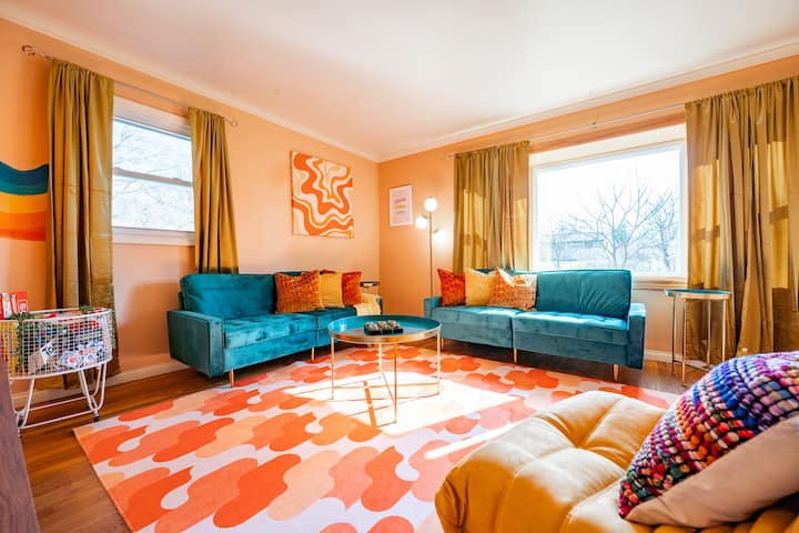 10mins To Iub: 4bd | Fun | Football Fire Pit | - Bloomington, IN