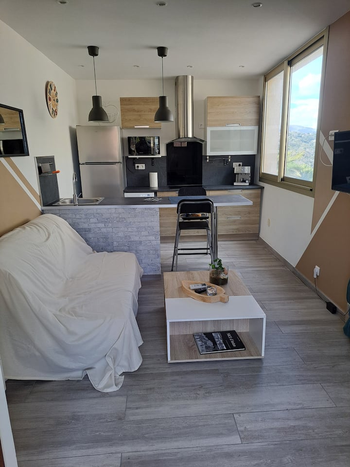 Appartement Sur Collines De Nice Et Parking Privé - Nice