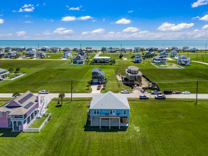 Slow M'ocean ~ Ocean & Bay Views! - Galveston, TX