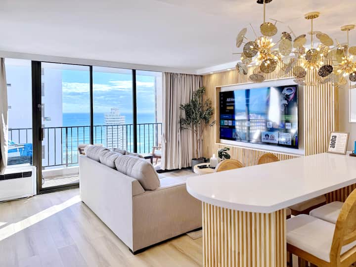 29fl-modern & Chic Ocean View 1br W/free Parking~ - Honolulu