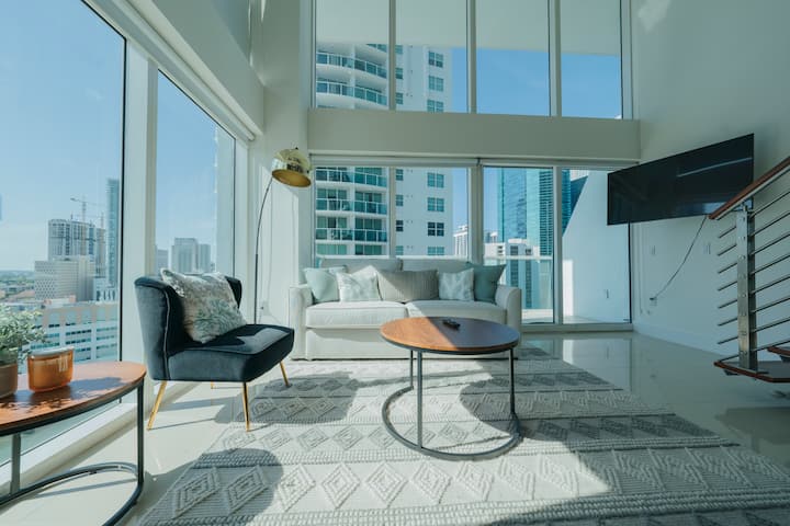 Luxury Loft | Brickell Miami | Great View - Miami, FL