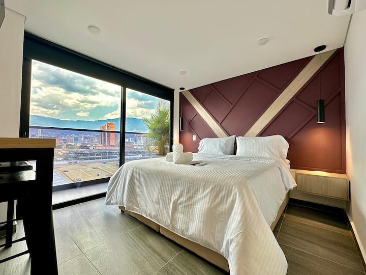 Loft 801 Laureles•rooftop•jacuzzi•fast Wifi•balcón - Colombia