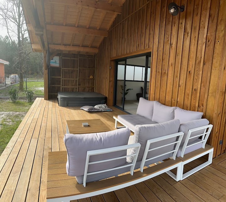 Maison Avec Spa - Saint-Girons Plage