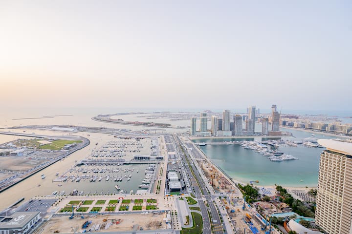 Luxurious 3- Bedroom With Palm Jumeirah Views - Dubai Marina
