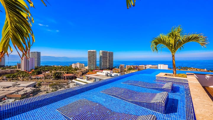 Condo With Pool & Ocean View - Puerto Vallarta