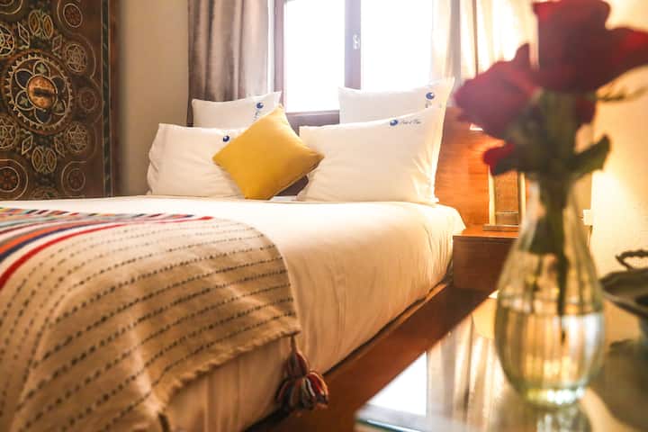 Chambre Perle Single: Vue Patio - Essaouira