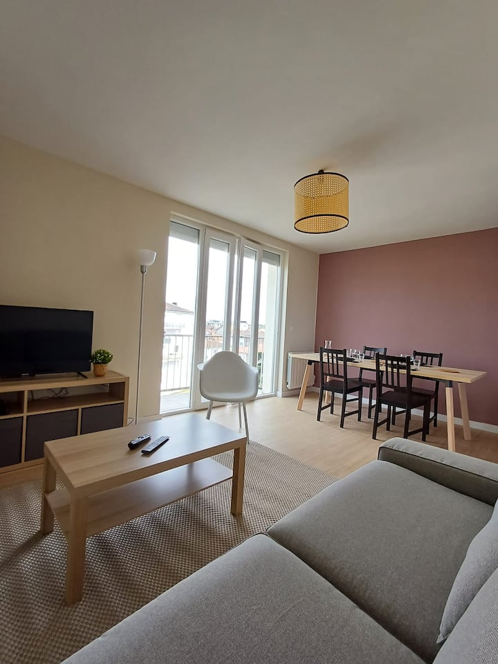 Le Chopin 6pers 3ch 4 Lits Wifi - Agen