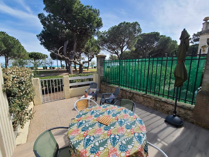 Beau T2 Bord De Plage Sud - Argelès-sur-Mer