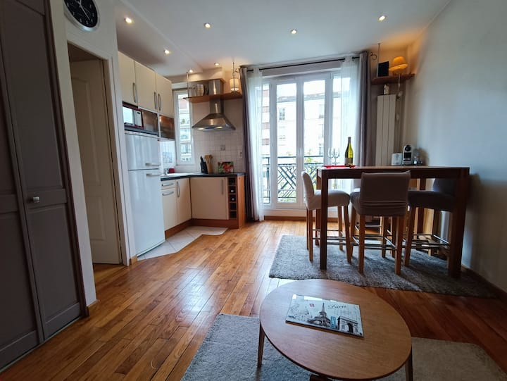 Appart Cosy T2 Alesia Paris 14 - Porte de Saint-Cloud