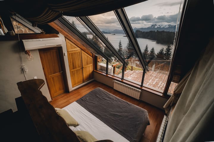 Loft Con Vista Al Lago Para 4 Personas. - Villa la Angostura