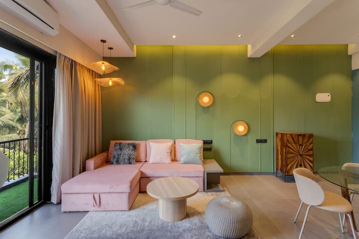 Sereno By Limestays 1 Bhk Near Baga - Anjuna