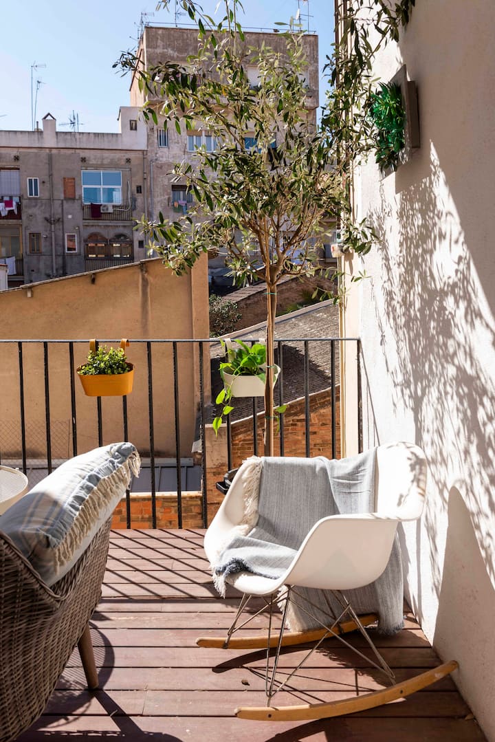 Charmant Apt De 2 Ch Avec Terrasse | Plaça Espanya - Barcelona