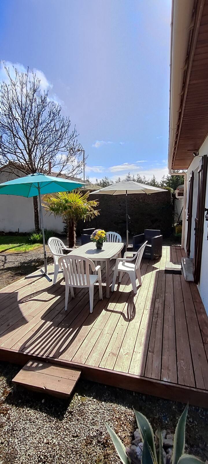 Maison 700 M De La Mer Et Grand Jardin Clos - La Bernerie-en-Retz