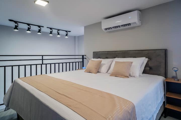 Loft Incrível | Aeroporto | Sp Expo + A/c - Sao Paulo