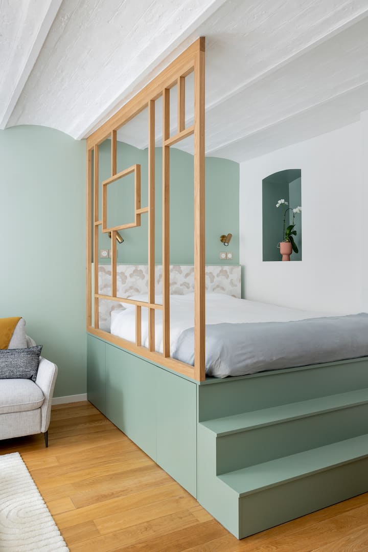 Paris Passy- Chambre Famille Sur Patio Privé - Paris