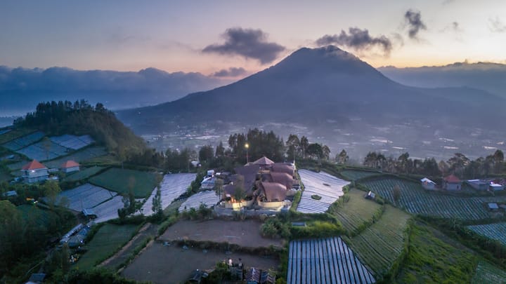 1 Br Eco Bamboo Villa Hills View With Bfast - Kintamani