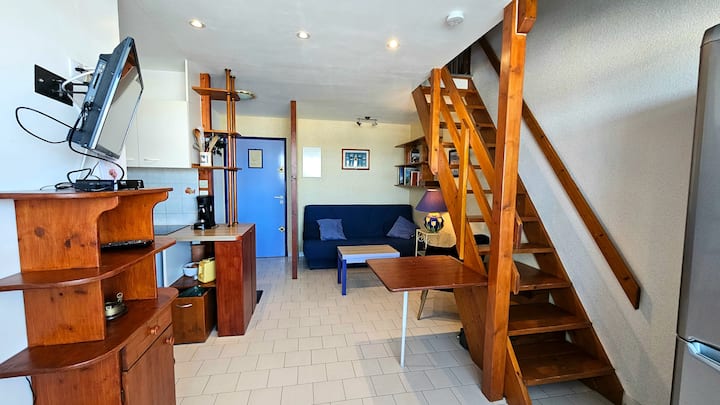 Joli Duplex 6 P. - Vue Sur Le Port/loggia/plancha - Plage de Frontignan
