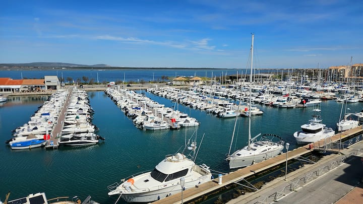 Joli Duplex 6 P. - Vue Sur Le Port/loggia/plancha - Frontignan