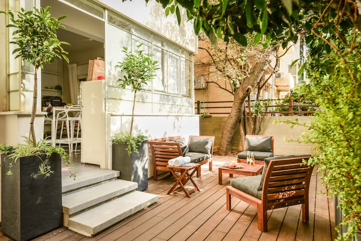 Serene Retreat With Lush Garden By Sea N Rent - Aéroport de Tel Aviv Ben Gurion (TLV)