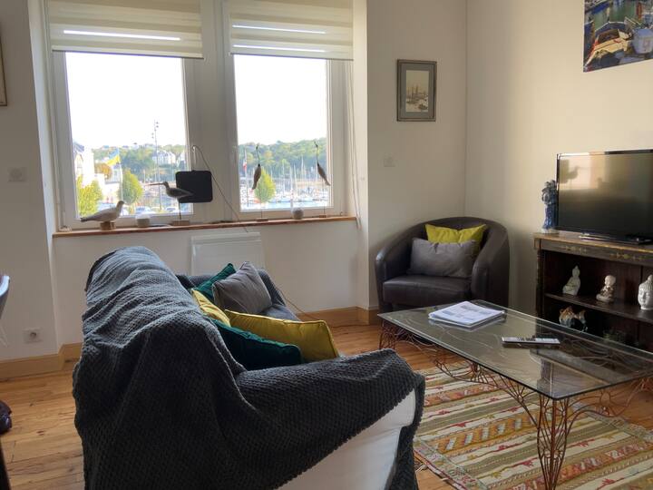 Appartement T3 Vue Mer, Terrasse- Centre Ville - Audierne