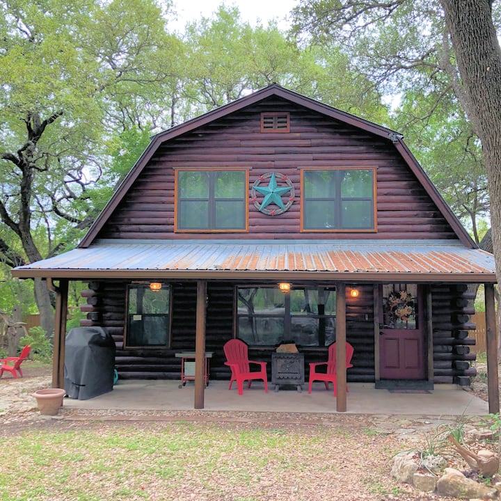 Log Cabin Get Away - Private River Parks - Wimberley, TX