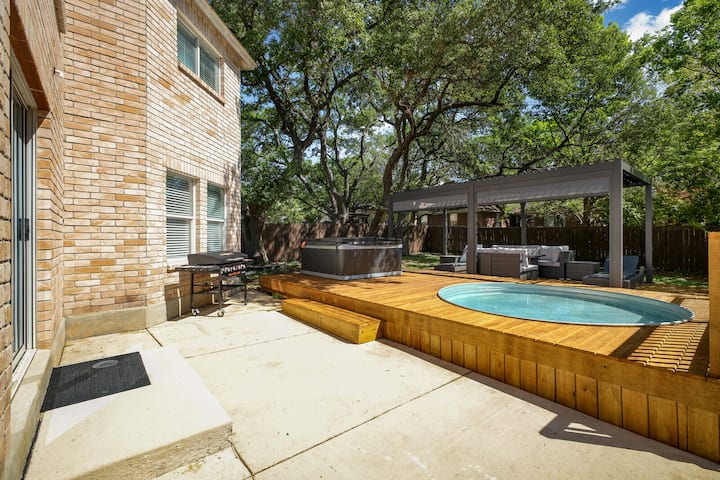 Sleeps 14 +Hot Tub+plunge Pool+firepit - San Antonio, TX