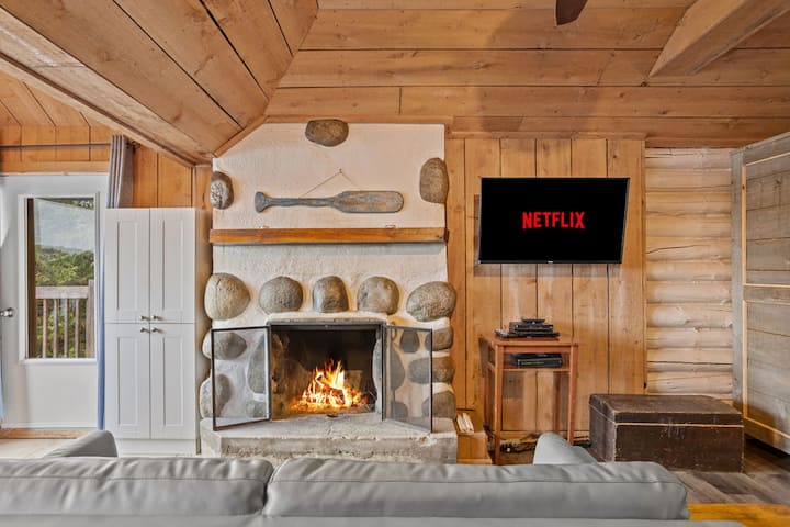 Le P'tit Bonheur - Cabine Rustique Au Lac - Laurentides