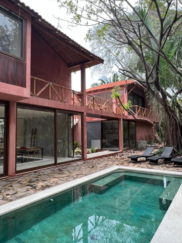 Chacalilla Bay: Luxury Jungle House Villa Chacakul - Chacala