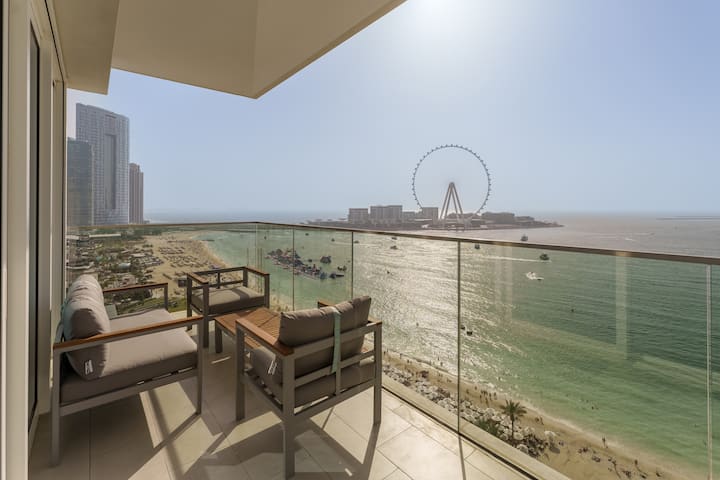 Coastal Jbr Apt W/ Sweeping Sea & Bluewaters Views - Dubai