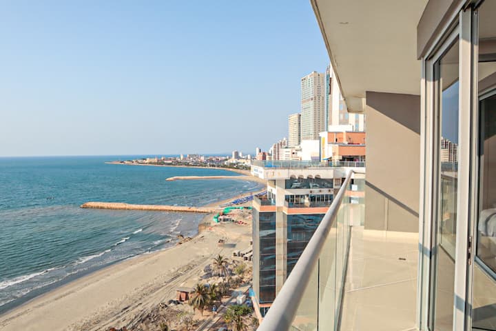 De Lujo Frente Al Mar - Duplex - Sector Turistico. - Cartagena