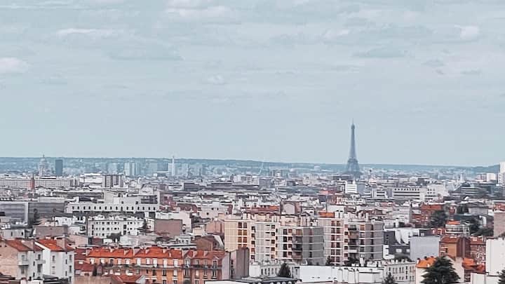 Chambre Calme Vue Tour Eiffel - Bagnolet