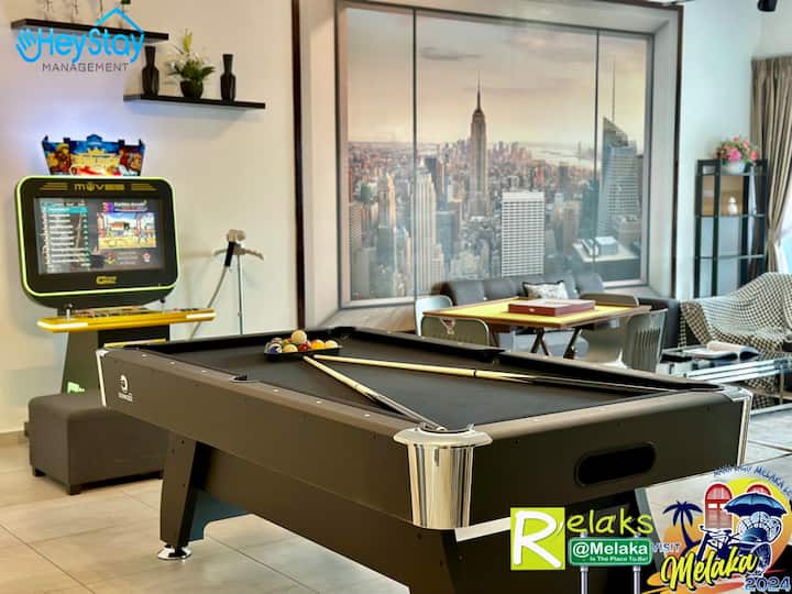 Atlantis10-12pax/seaview/mahjong/arcade/pooltable - Malacca
