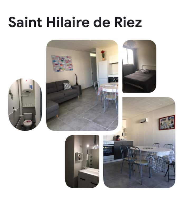 A 400 M De La Plage
Appartement 4/6 Pers - Saint-Hilaire-de-Riez