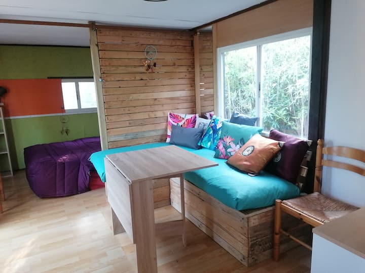 Mobil Home Studio Ombragé En Campagne - Beaucaire