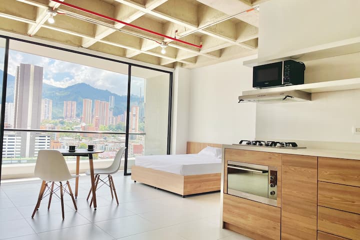Studio Loft | 200mb Wifi | 10 Min Metro Station - Sabaneta