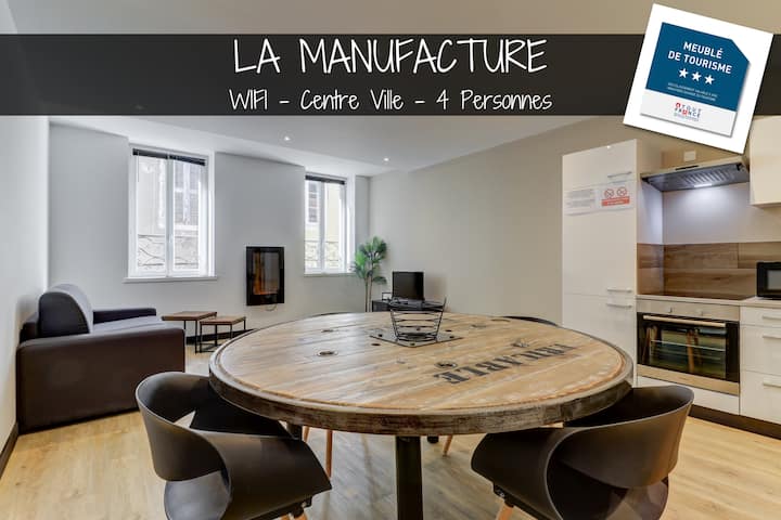 La Manufacture - Centre Ville - 3 éToiles - Bourg-en-Bresse