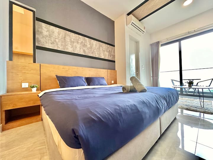 Mwholidaya2240【sunsetseaview 】Premuimbalconysuites - Malacca
