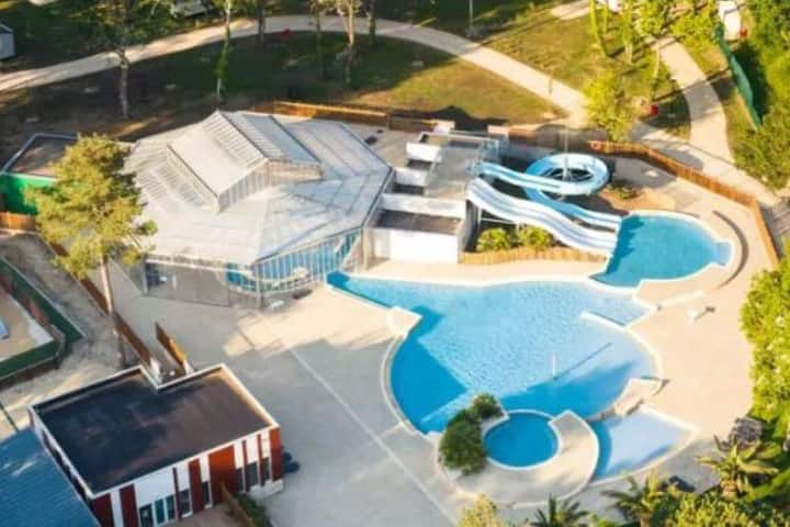 Mobil Home 3ch 8 Pers 4* Piscine - Mesquer