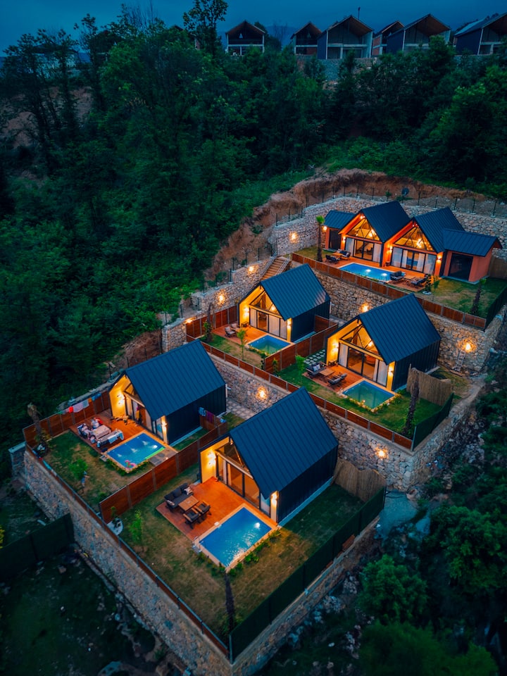 1008 Snail House Sıcak Havuzlu 2+1 Ev - Sapanca