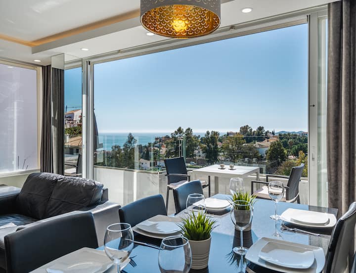 Casa Bella Vista - Privat Pool & Vacker Utsikt - Fuengirola